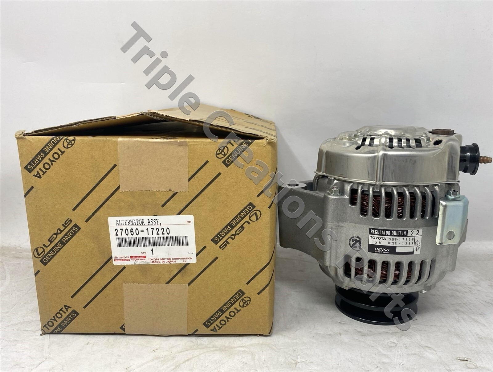 Genuine Toyota 27060-17220 Alternator Assy 2706017220 OEM | eBay