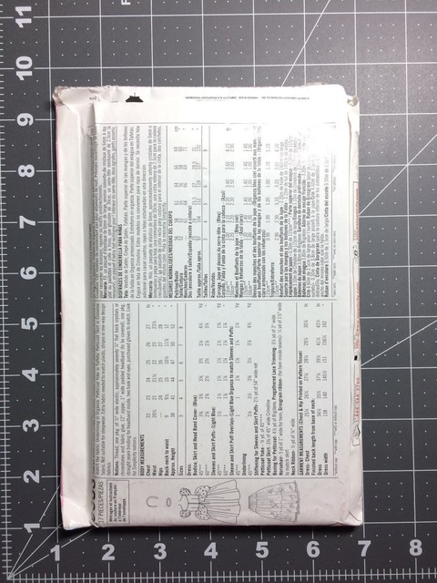 Simplicity 9383 Pattern Disney Princess Cinderella Costumes Child Size ...