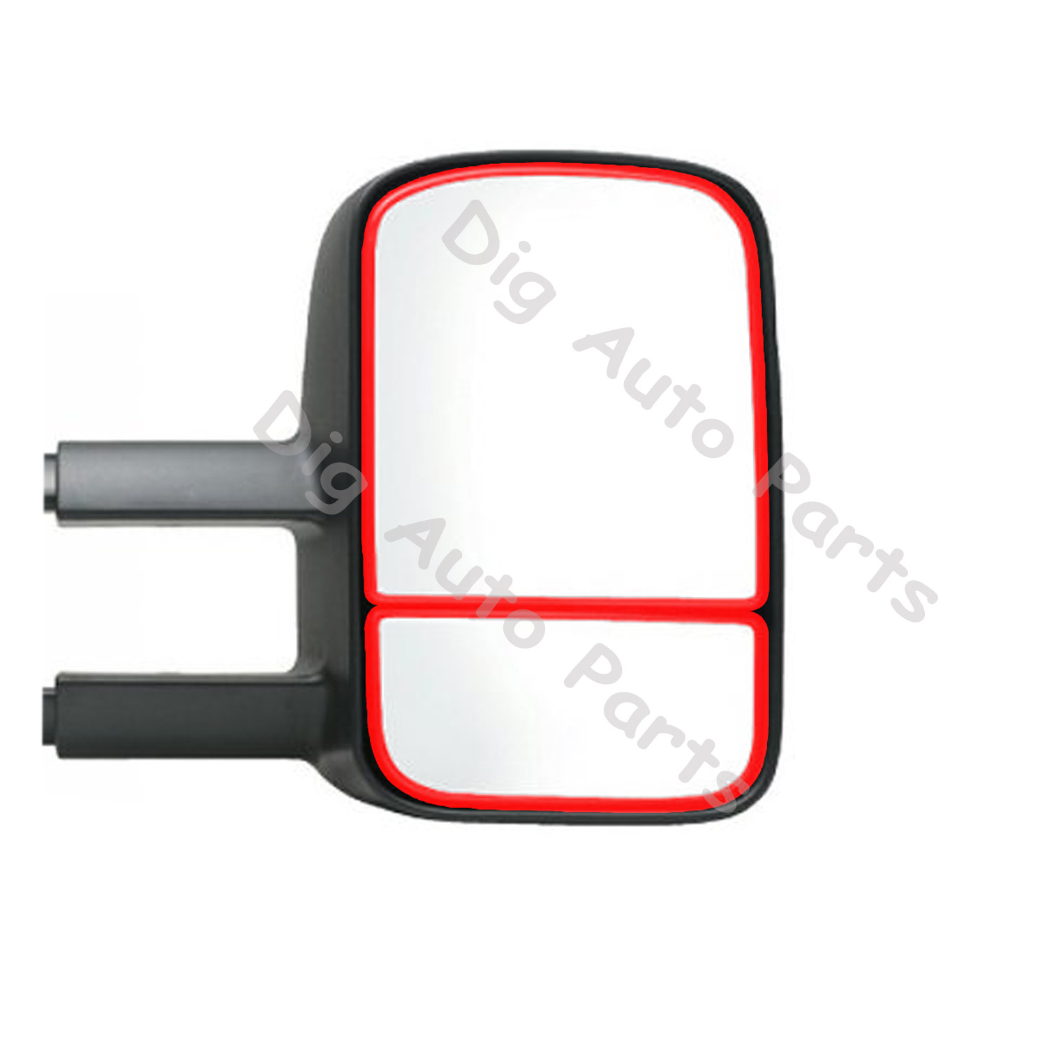 Upper+Lower Right Side Mirror Glass Chevy Blazer Tahoe Silverado 1500 ...