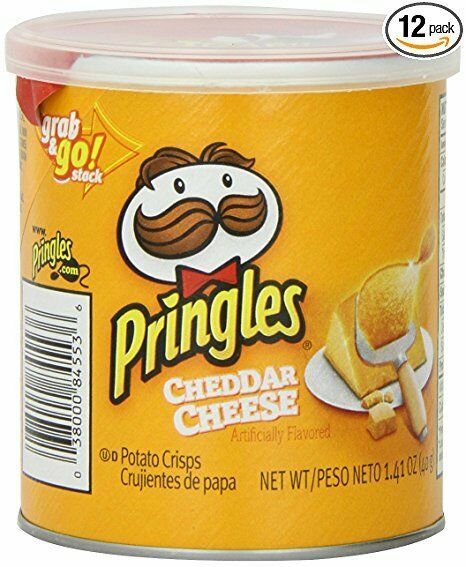 Pringles Small Cheddar Cheese Grab and Go Meal Accompaniment 1.41 Ounce ...