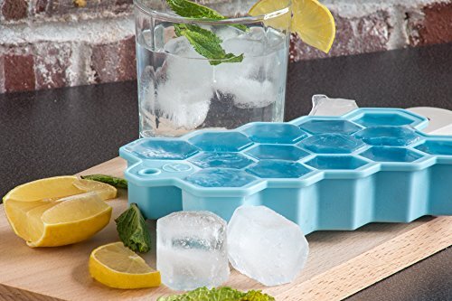 Silicone Hexagon Ice Cube Tray, Large Cubes 14 Large Cubes | eBay