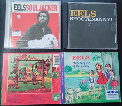 3 x EELS CDs - Soul Jacker, Shootenanny!, Daisies of the Galaxy ...