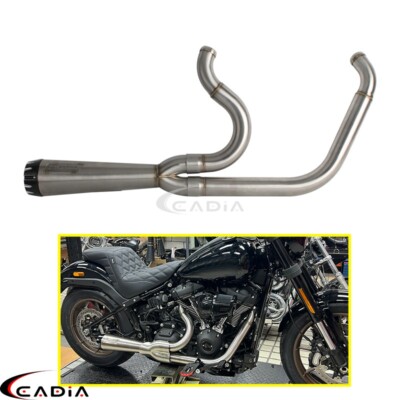 Full Exhaust Muffler Pipe For Harley Low Rider ST FXLRST FXLR Street ...