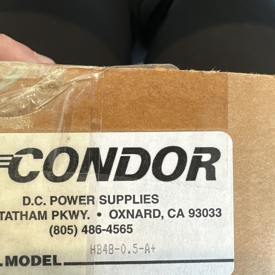 CONDOR linear power supply HB48-0.5-A+ *NEW* | eBay