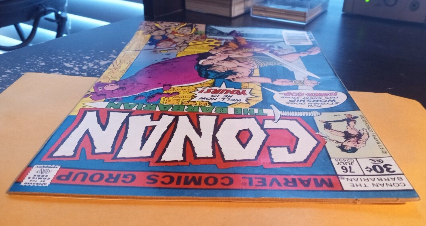 Conan The Barbarian #76 Marvel Comic Book 1977 - Swordless in Stygia | eBay