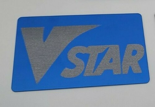 Pokemon Blue Metal Engraved Vstar Marker Ability Token Counter Laser ...
