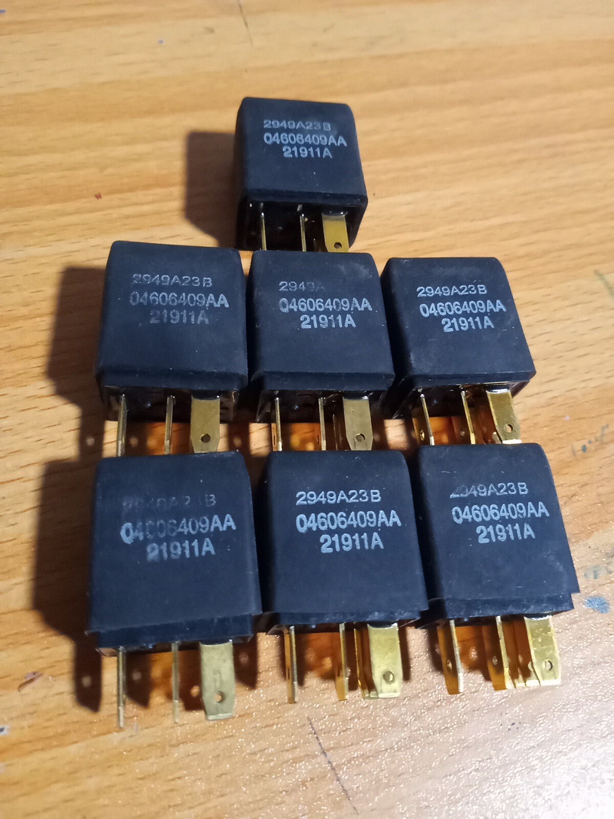 (Lot Of 7) Dodge Chrysler Relays 04606409AA *tested* | eBay