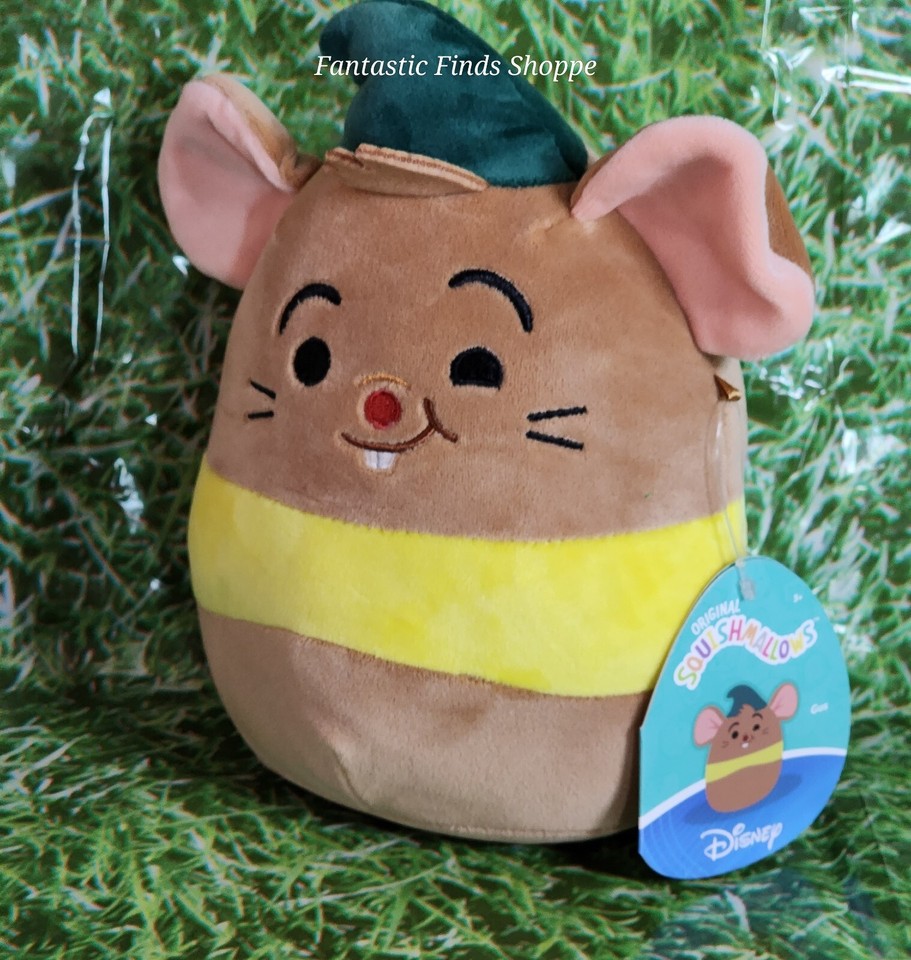Squishmallows Disney Sidekicks Squad Gus the Mouse 6.5" NWT Cinderella ...