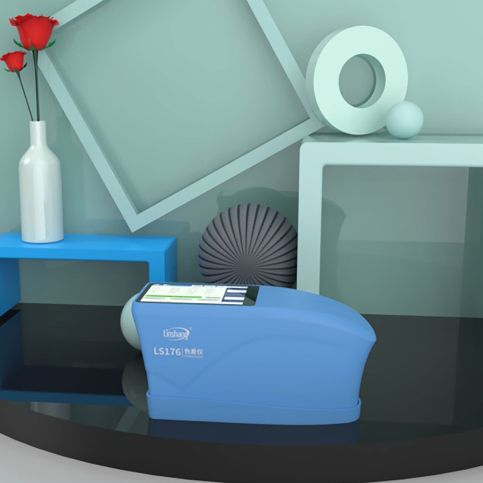 LS176 Spectrophotometer Colorimeter with 400~700nm spectral reflectance ...