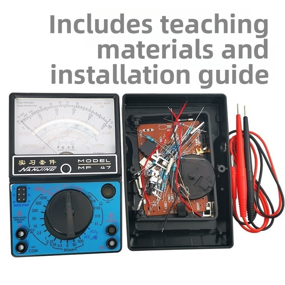MF47 Analog Multimeter mit Kapazitätsfunktion für studentische ...