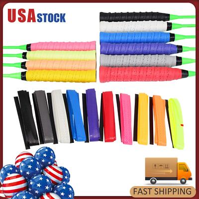 10PC Tennis Badminton Racket Grip Tape Anti Slip Racket Grip Wrap ...