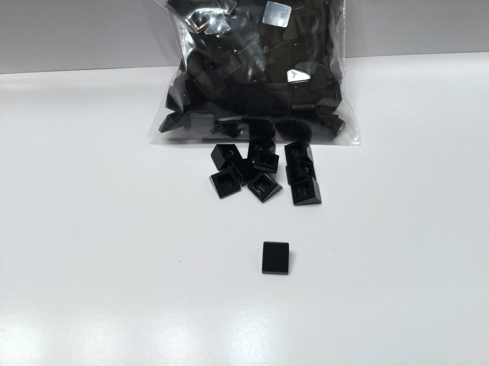 Lego Roof Tile Black 1x1x2/3 Abs #4504382 150pcs Lot | eBay