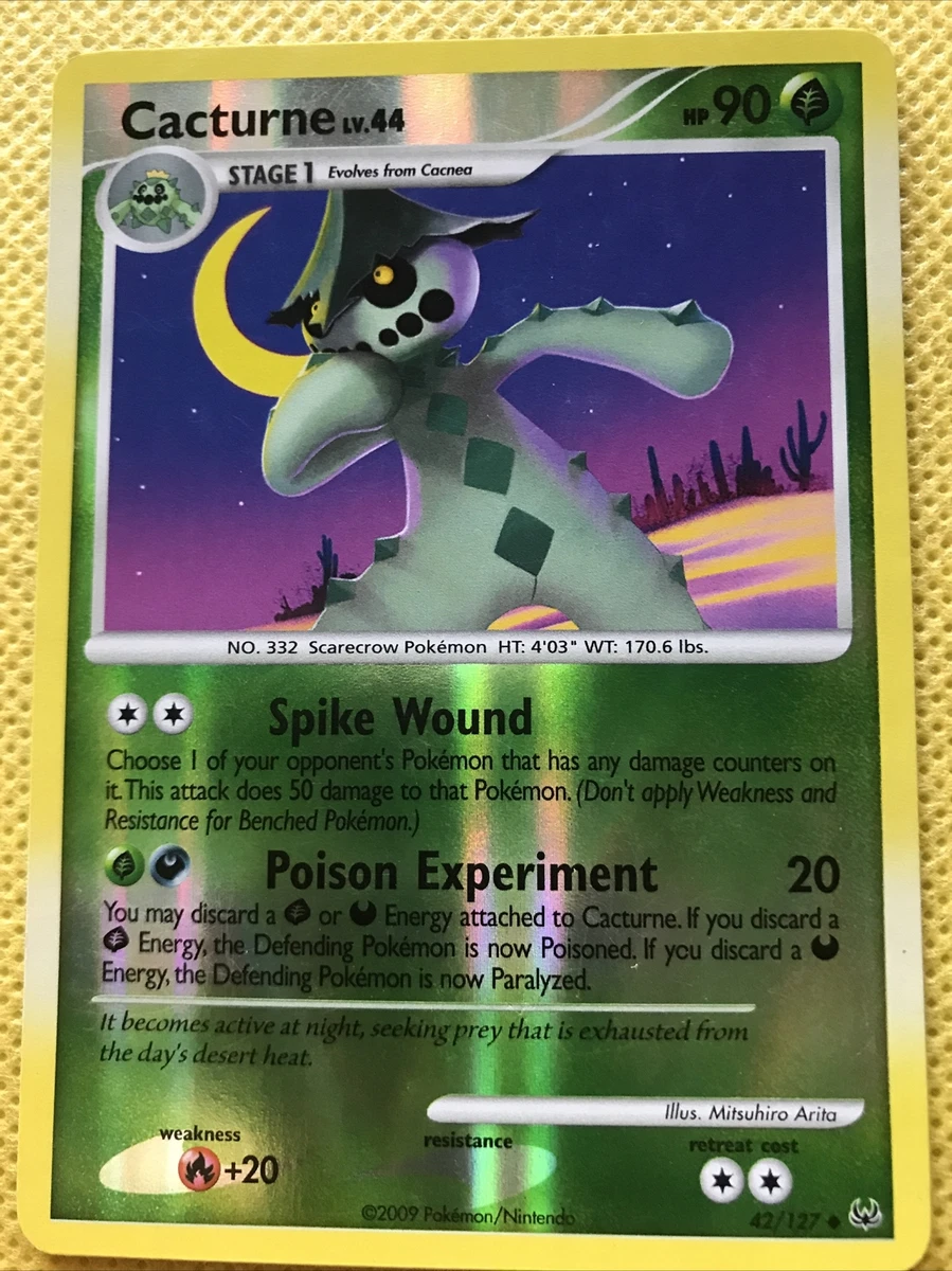 Cacturne Pokemon Card