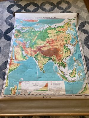 World Maps - Antique Pull Down Map