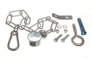 GAS COOKER STABILITY SAFETY CHAIN KIT WITH FITTINGS AND BRACKET | eBay
