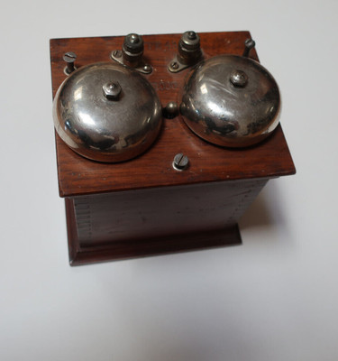 Antique telephone ringer box type 43 bell chrome | eBay