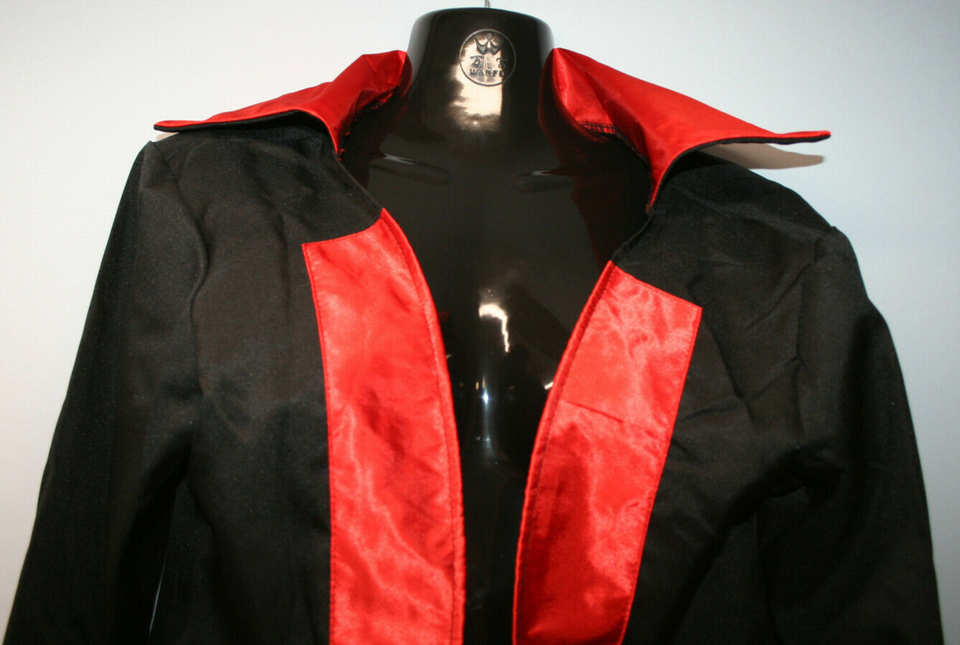 Black & Red Tail Coat victorian circus showman steampunk ring master ...