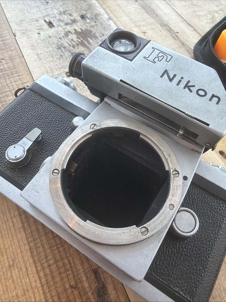 Nikon F Photomic Camera Body Rare 1960s Nippon Kogaku Tokyo 50mm & F/2 ...