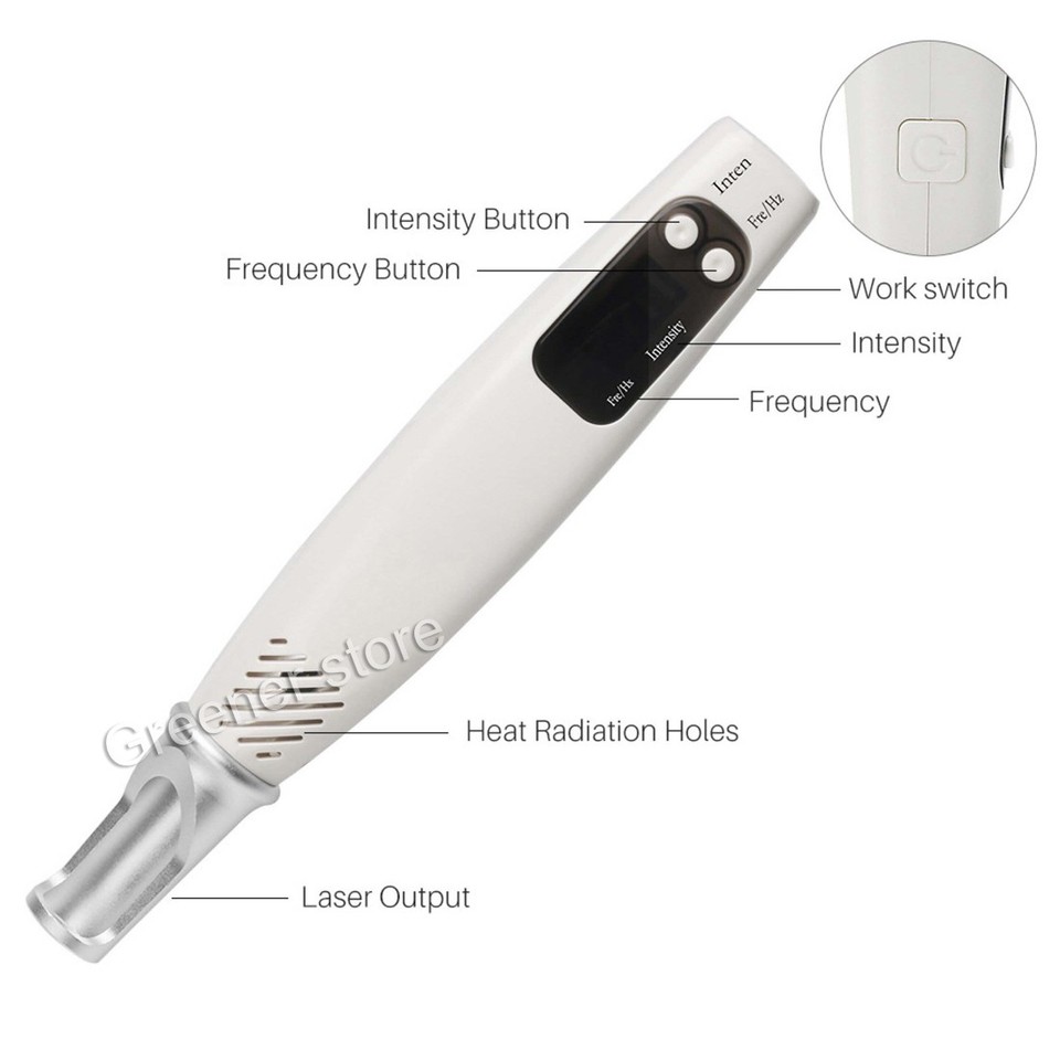 Laser Portable Pico seconde Tatouage Dispositif Anti-tache Stylo Peau ...