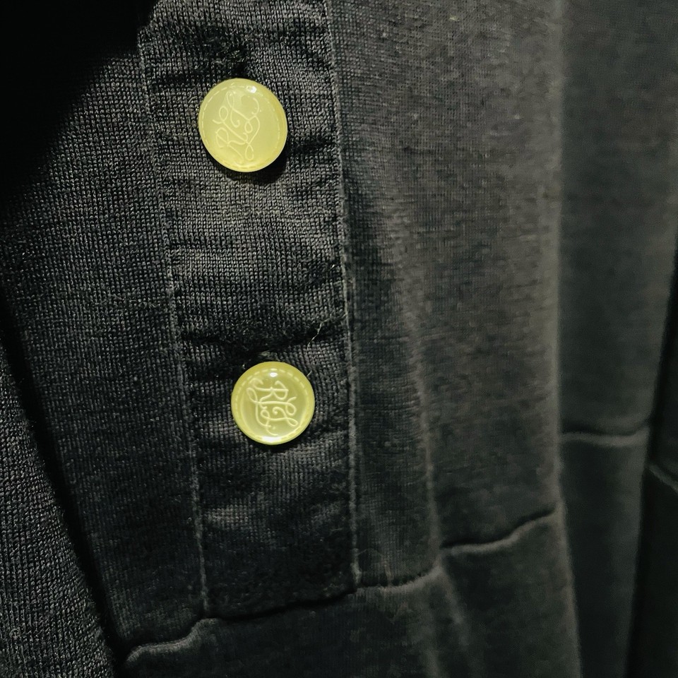 LRL Ralph Lauren Shirt Dress Womens 8 Navy Belted Button Front Midi ...