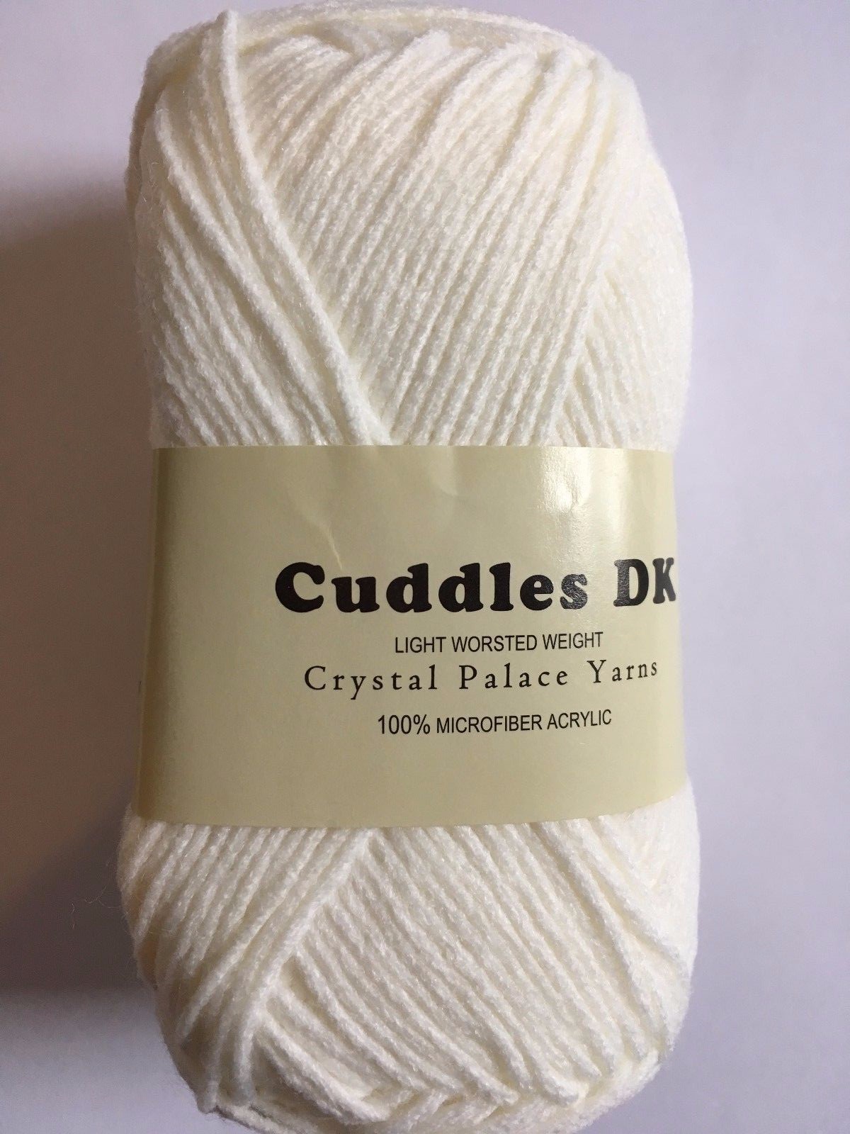 Crystal Palace Yarns Cuddles DK #0101 "Snow White" Machine Wash ...