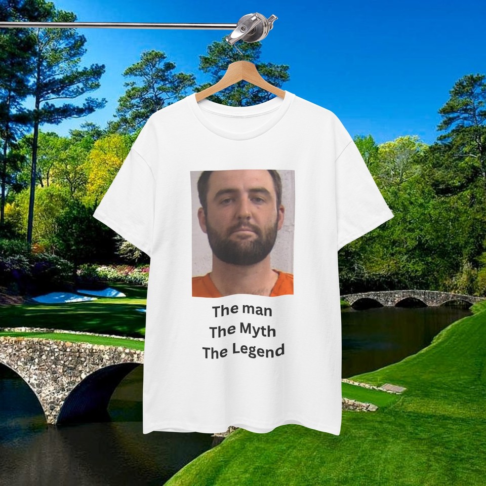 Scottie Scheffler Mugshot Arrested The Man, The Myth, The Legend Free ...