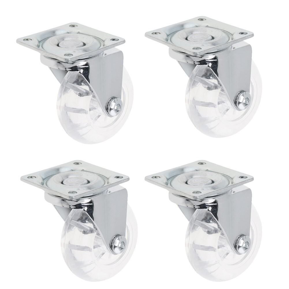 Premium Quality Transparent Caster Wheels for Effortless For Furniture ...