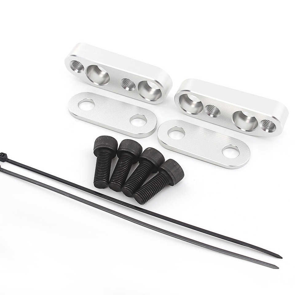 Chrome Adjustable Handlebar Risers Adapter For Honda Goldwing 1800 ...