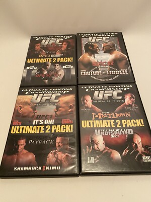 Lot Of 4, 7 Disc UFC DVD Ultimate Fighting Championship 43 44 47 48 49 ...