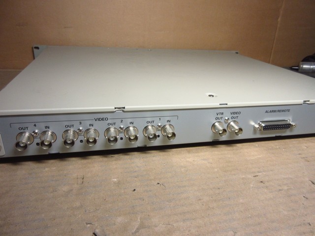 Panasonic 4 Channel Color Quad System digital Video Multiplexer Wj ...