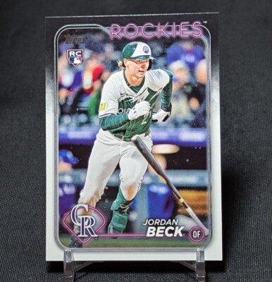 Jordan Beck Rookie RC 2024 Topps Update Series Card #US269 Colorado ...