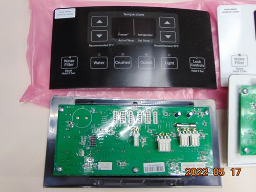 BLACK GE REFRIGERATOR DISPENSER CONTROL BOARD 200D7355G074 COMBINED HMI ...