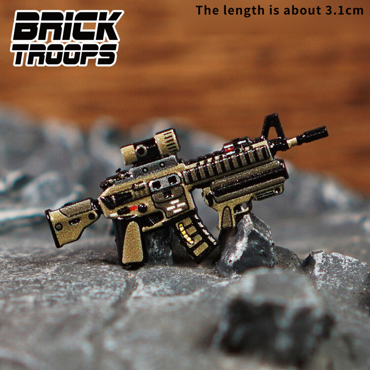 Custom M4 Rifle Variants for Minifigures -Pick Color!- NEW Brick Troops ...