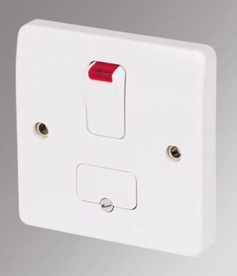 MK K370WHI 13AMP Double Pole Switched Fused Spur (BOX OF 10) | eBay