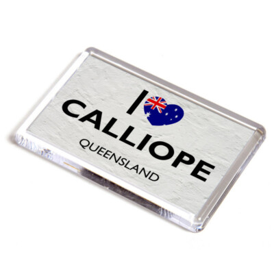 FRIDGE MAGNET - I Love Calliope, Queensland - Australia | eBay Australia