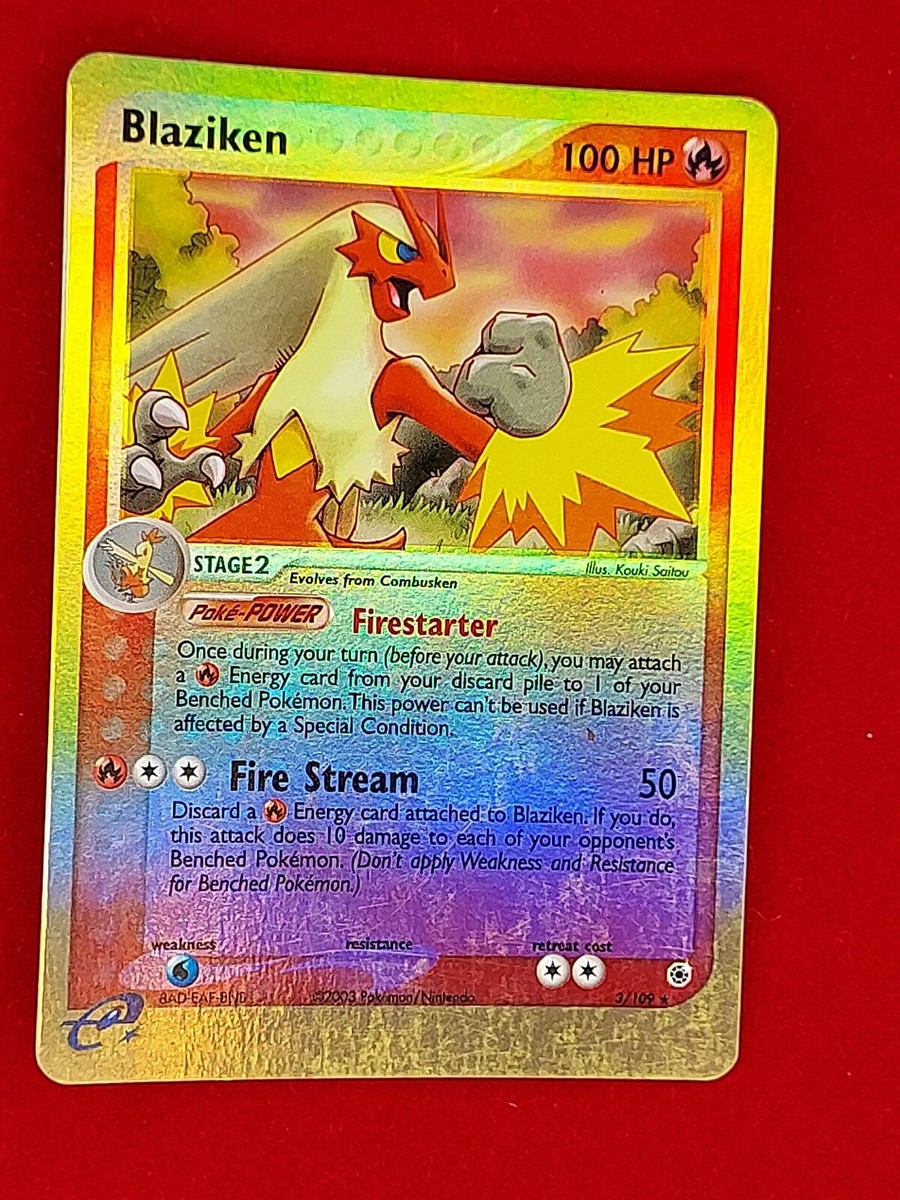 Blaziken Ex Card
