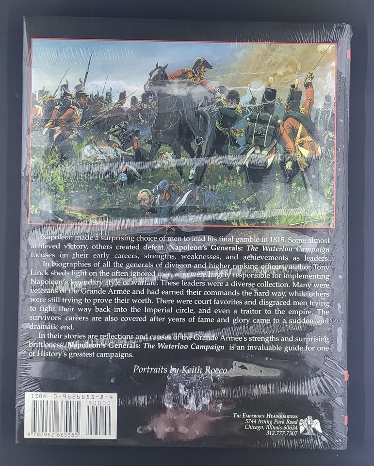 Napoleon's Generals: The Waterloo Campaign by Linck, Tony Emperors ...
