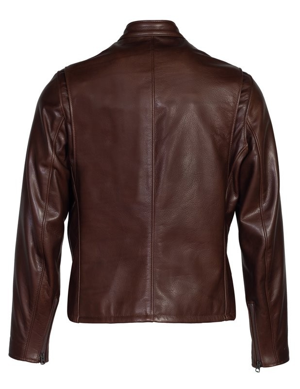Schott - Style 530 Brown - Cafe Leather Jacket - Med - NWT - $1045 USD ...