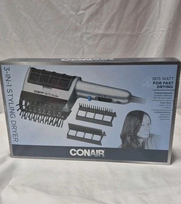 Conair 1875 Styler 3 in 1 Styling Dryer - 2 Heat and Speeds 3 ...