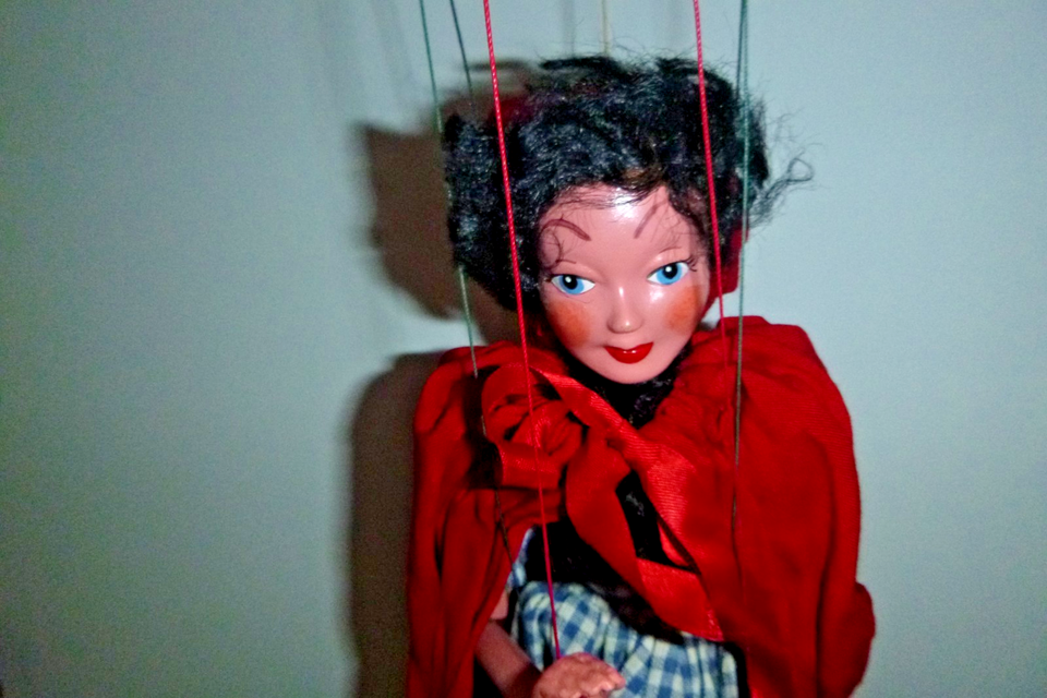 VINTAGE 1970'S PELHAM PUPPET SL RED RIDING HOOD ORIGINAL BOX ...