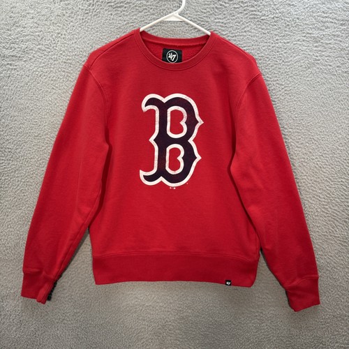 Boston Red Sox Sweatshirt Adult Large Red Crewneck MLB Baseball ...