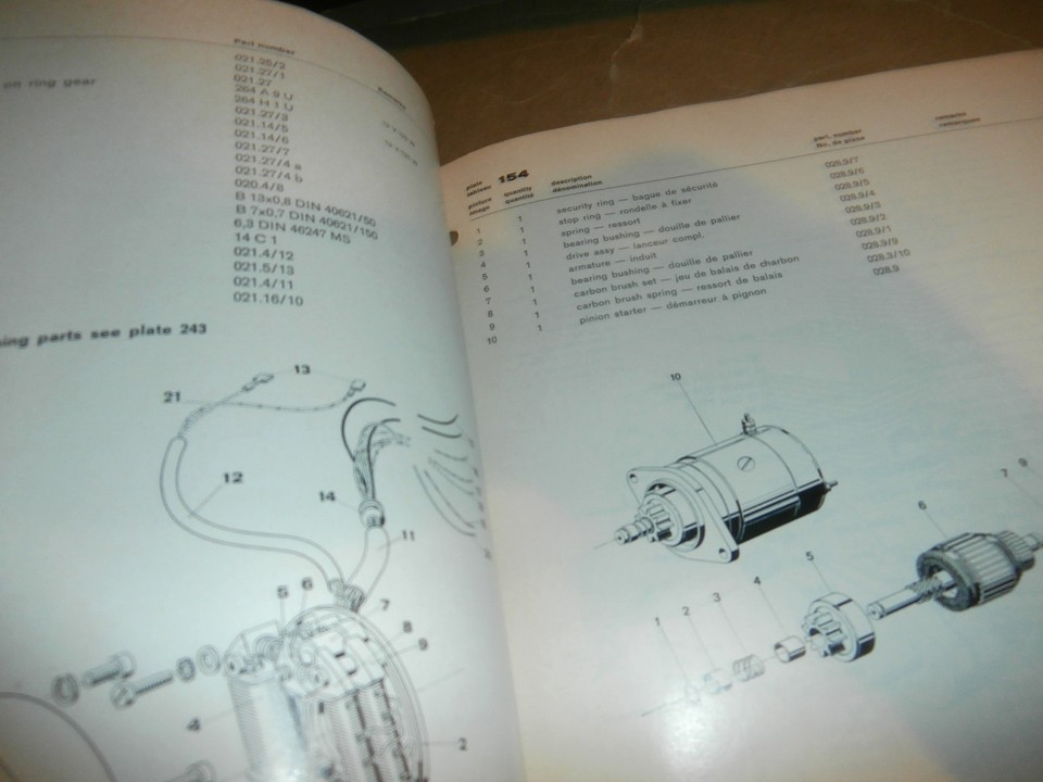 Hirth Engine EL55 260R 338cc 261R 291cc Spare Parts List Manual Book | eBay