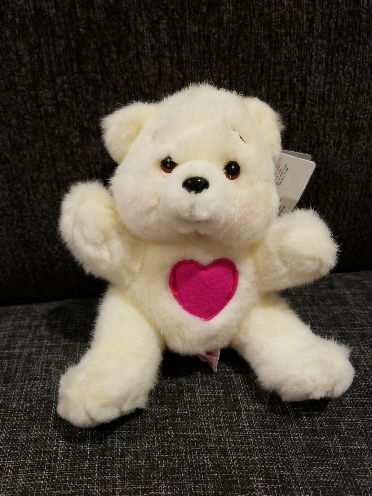 Russ Caress Soft Pets Bear Teddy Plush Heart Baby Happie 6" Stuffed ...
