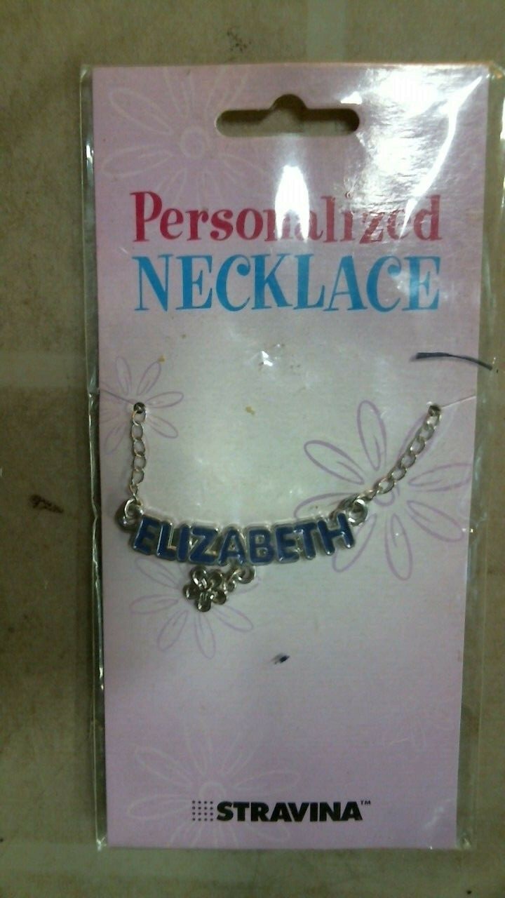 Stravina Personalized "Elizabeth" Necklace, FREE SHIPPING | eBay