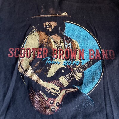 Scooter Brown Band T-Shirt - Tour 2019 - Large | eBay