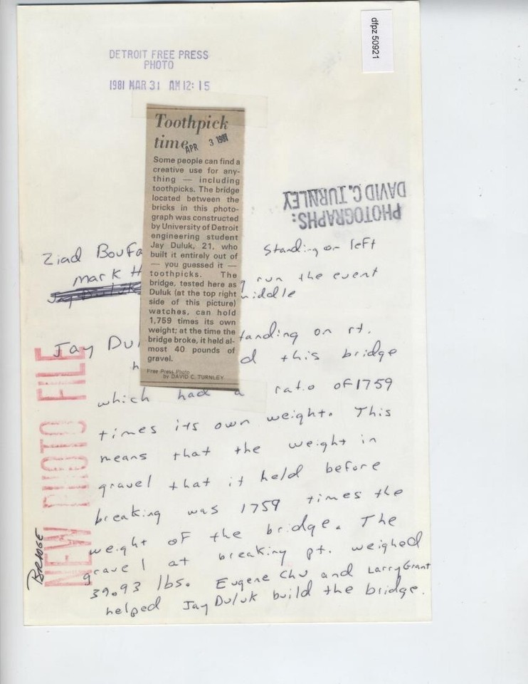 ORIGINAL PULITZER WINNER PHOTO DAVID TURNLEY DETROIT SCARCE RARE ...