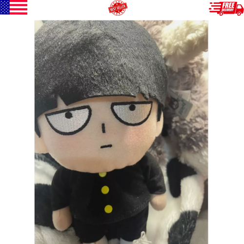 10'' Mob Psycho 100 Kageyama Shigeo Plush Doll Stuffed Toy Plushie ...