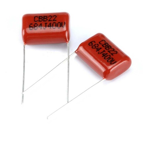 10x CBB Capacitors 400V 0.68uF 680nF 684J Polyester Film Capacitors ...