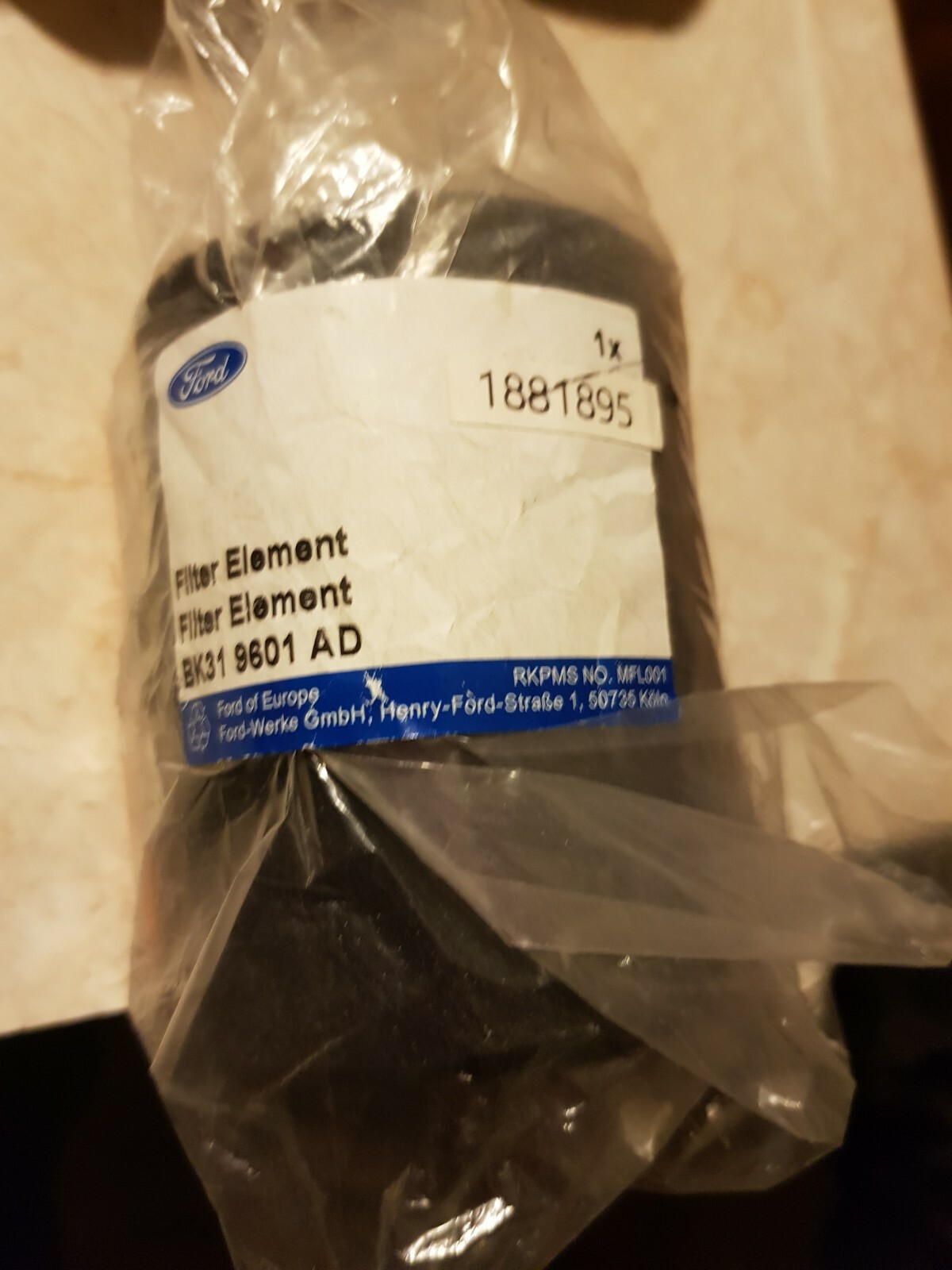 Ford TRANSIT Snow Air Filter 1945831 for sale online | eBay