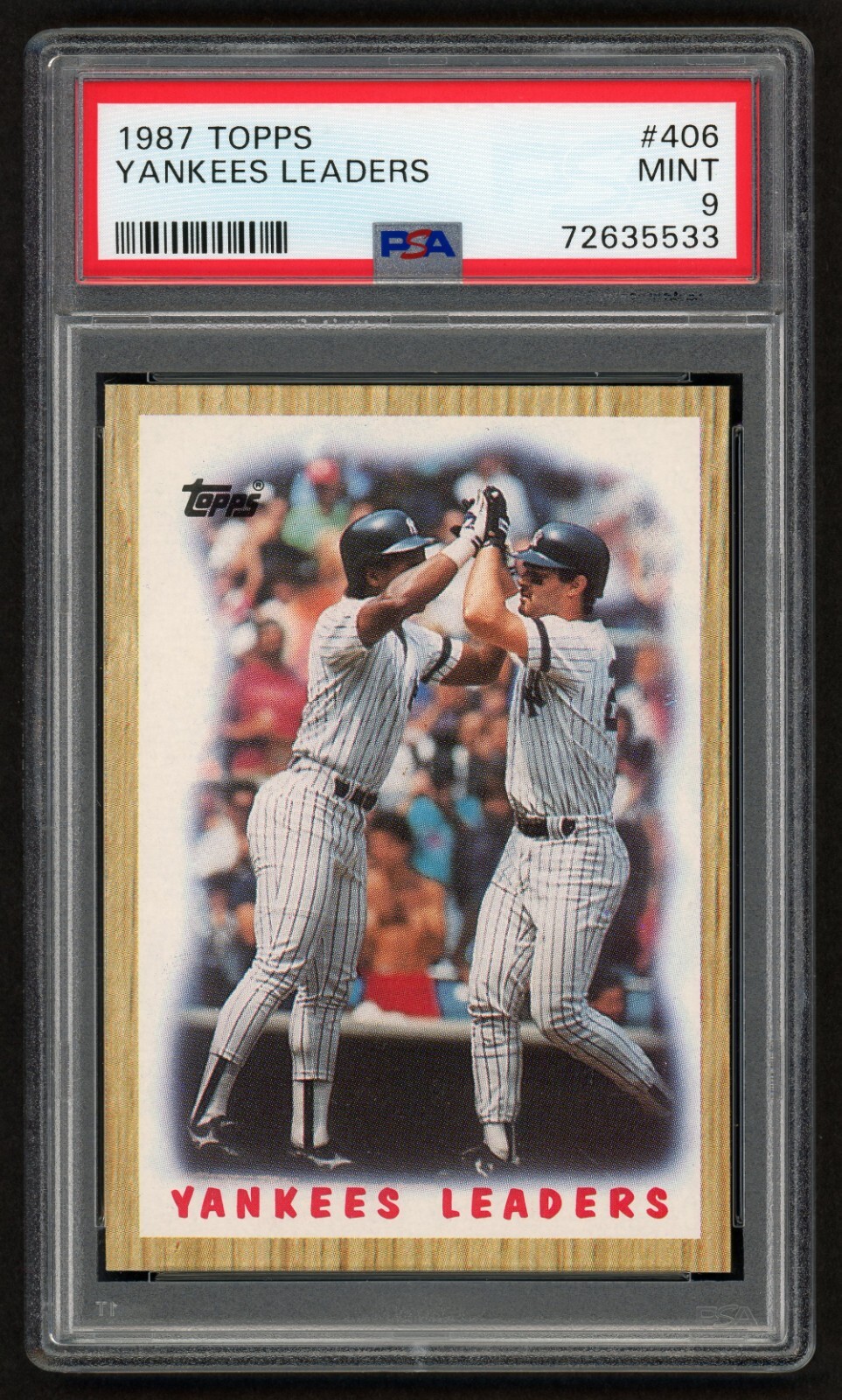 1987 Topps - Team Leaders #406 Rickey Henderson, Don Mattingly for sale ...